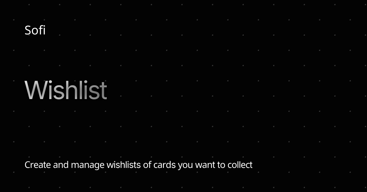 Wishlist