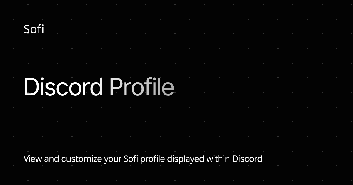 Discord Profile